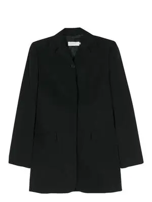 ROMEO GIGLI 1990s Single-breasted Long Blazer - Black