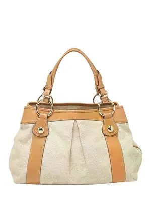 Dkny Vintage Two-tone Tote Bag - Neutrals