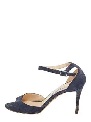 JIMMY CHOO 95mm Miranda Sandals - Blue