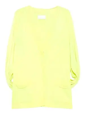 MAISON MARGIELA 1990s Patch-pocket Cardigan - Yellow