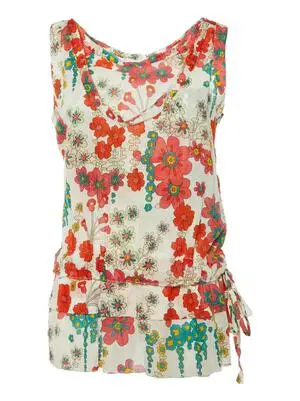 Marni Floral Print Top - White