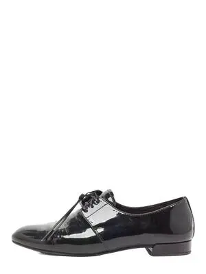 Prada Leather Derby Shoes - Black