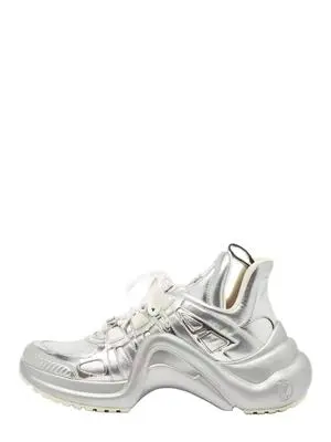 LOUIS VUITTON Panelled Sneakers - Silver