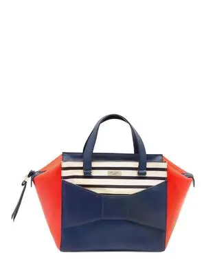 Kate Spade New York 2 Park Avenue Striped Tote Bag - Blue