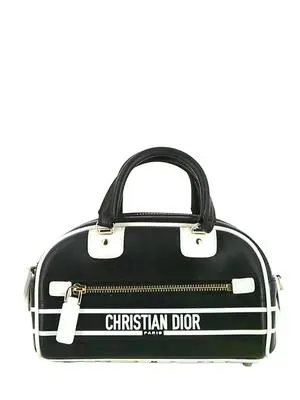 Dior Vibe Mini Bowling Bag - White