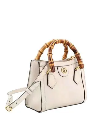 Gucci Diana Mini Crossbody Bag With Bamboo Handle - Neutrals