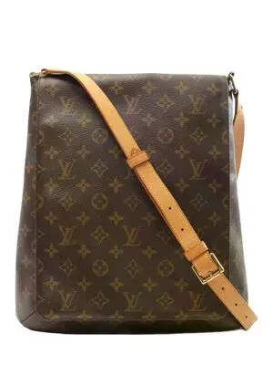 LOUIS VUITTON 2005 Musette Shoulder Bag - Brown