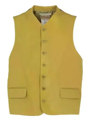 ROMEO GIGLI 1997 Single-breasted Waistcoat - Yellow