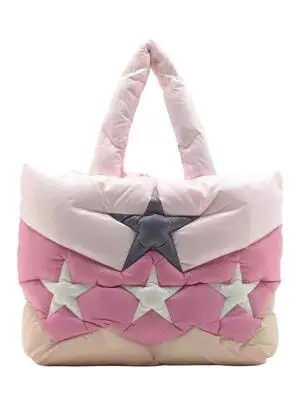 Miu Miu Star-motif Padded Tote Bag - Pink