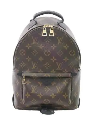 LOUIS VUITTON 2021 Palm Springs Pm Monogram Backpack - Brown