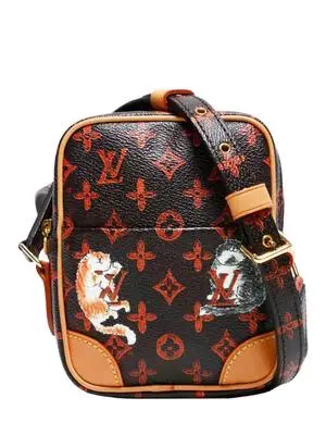LOUIS VUITTON X Grace Coddington Paname Catogram Crossbody Bag - Brown