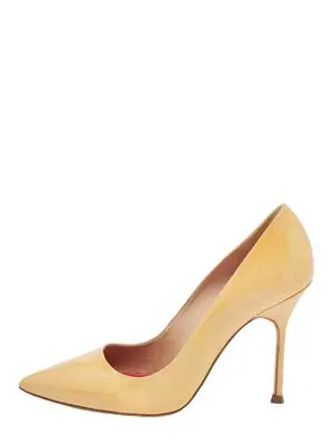 Carolina Herrera 115mm Patent-finish Pumps - Neutrals