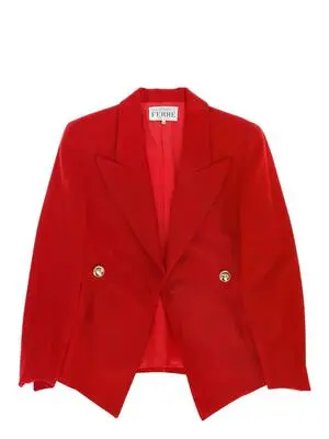 Gianfranco Ferre 1980s Peak-lapel Blazer - Red