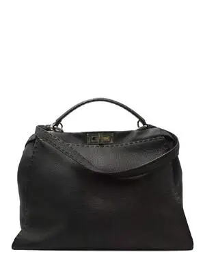 Fendi Medium Peekaboo Handbag - Black