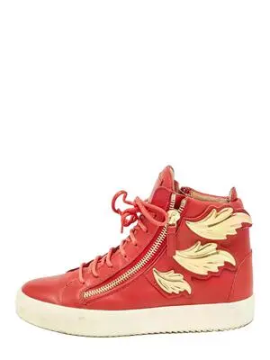 GIUSEPPE ZANOTTI Wing High-top Sneakers - Red