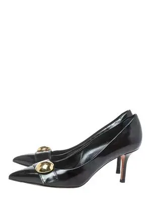 LOUIS VUITTON 75mm Pointed-toe Studded Pumps - Black