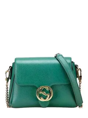 Gucci Interlocking G Crossbody Bag - Green