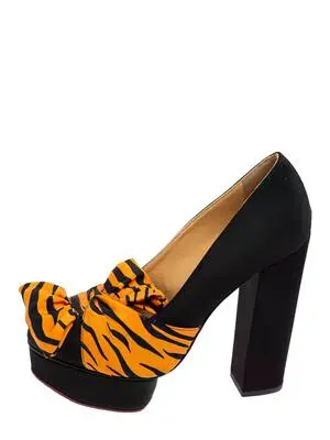 CHARLOTTE OLYMPIA 140mm Dolly Platform Pumps - Black