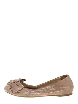 Prada Bow-embellished Ballet Flats - Neutrals