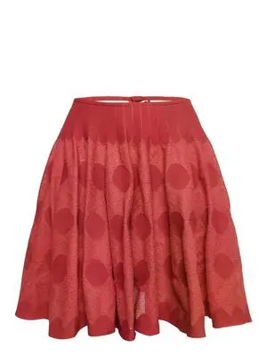 ALAÏA Patterned Jacquard Skirt