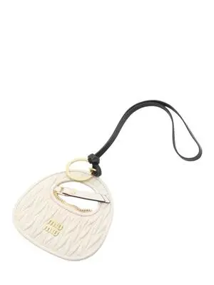 Miu Miu Wonder Keyring - Neutrals