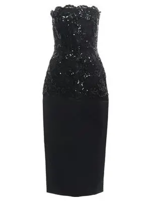 GENNY 1980s Sequin-embellished Dress - Black