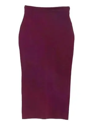 Dolce & Gabbana 1990s Stretch-cotton Skirt - Purple