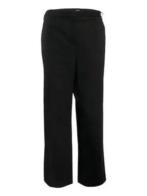Versace Wool Trousers - Black