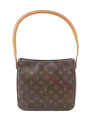 LOUIS VUITTON 2001 Looping Mm Shoulder Bag - Brown