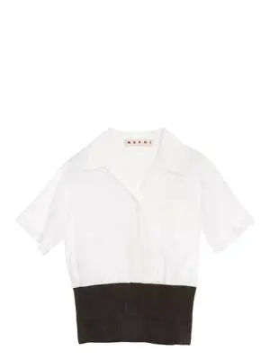 Marni 2010s Colour-block Blouse - White