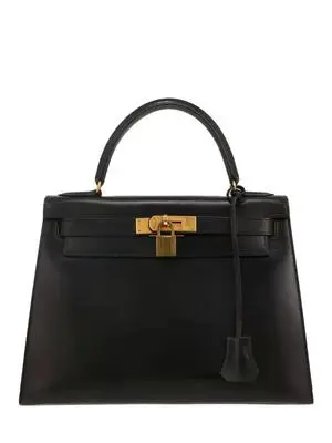 Hermès Kelly 28 Sellier Handbag - Black