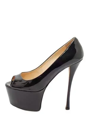 GIUSEPPE ZANOTTI 150mm Sharon Peep-toe Pumps - Black