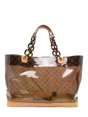 LOUIS VUITTON 2003 Monogram Print Tote Bag - Brown