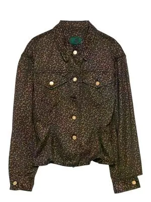 JEAN PAUL GAULTIER 1991 Floral-print Jacket - Brown