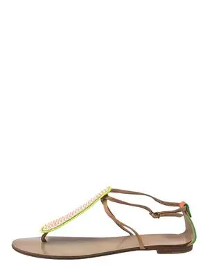 GIUSEPPE ZANOTTI T-strap Sandals - Brown