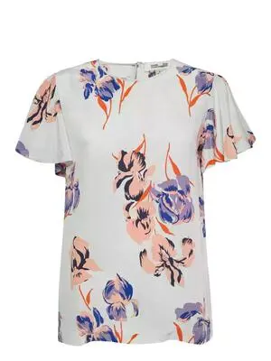Diane Von Furstenberg Floral-print T-shirt - White