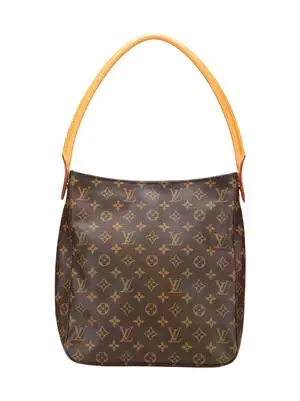 LOUIS VUITTON 2000 Monogram Looping Gm Shoulder Bag - Brown