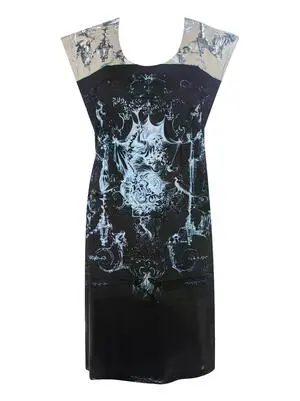 Balenciaga Baroque-print Sleeveless Top - Black