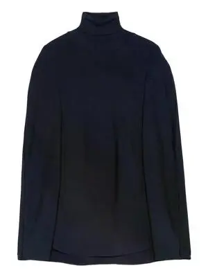JIL SANDER 2000s Turtleneck Knitted Blouse