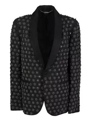 John Richmond Studded Blazer - Black