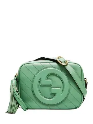 Gucci 2015s Blondie Shoulder Bag - Green