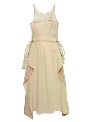 Fendi Silk Midi Dress - Pink
