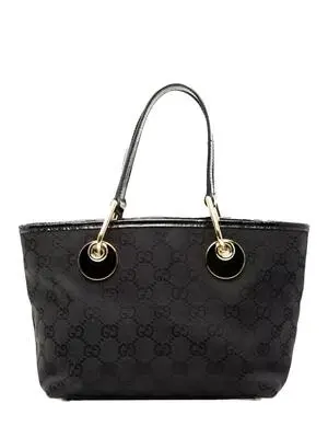 Gucci Gg Canvas Eclipse Handbag - Black