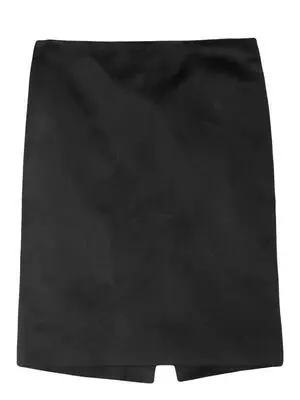 Prada 2010's Twill Pencil Skirt - Black