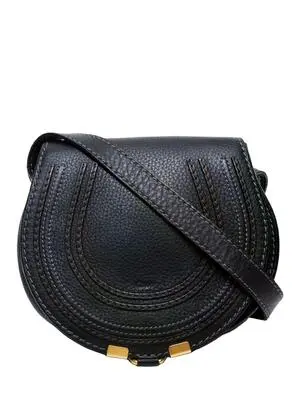 Chloé Marcie Shoulder Bag - Black