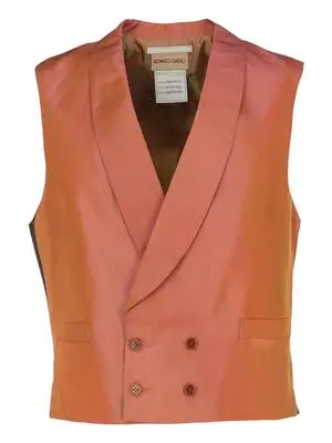 ROMEO GIGLI 1997-1998 Double-breasted Waistcoat - Orange
