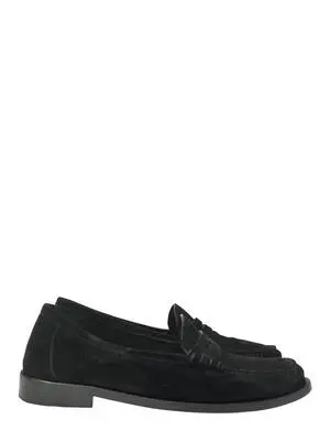 Saint Laurent Almond-toe Loafers - Black