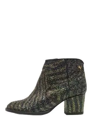 Zadig&Voltaire Glitter-embellished Ankle Boots - Black