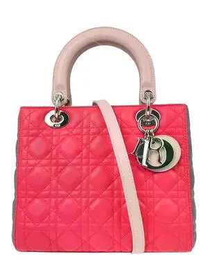 Dior 2014 Cannage Lady Handbag - Pink