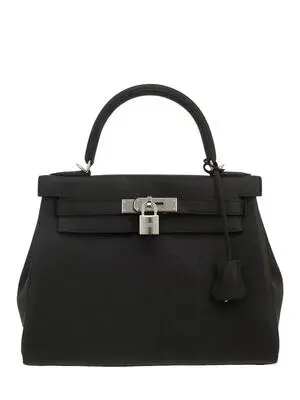 Hermès 2024 Kelly 28 Handbag - Black